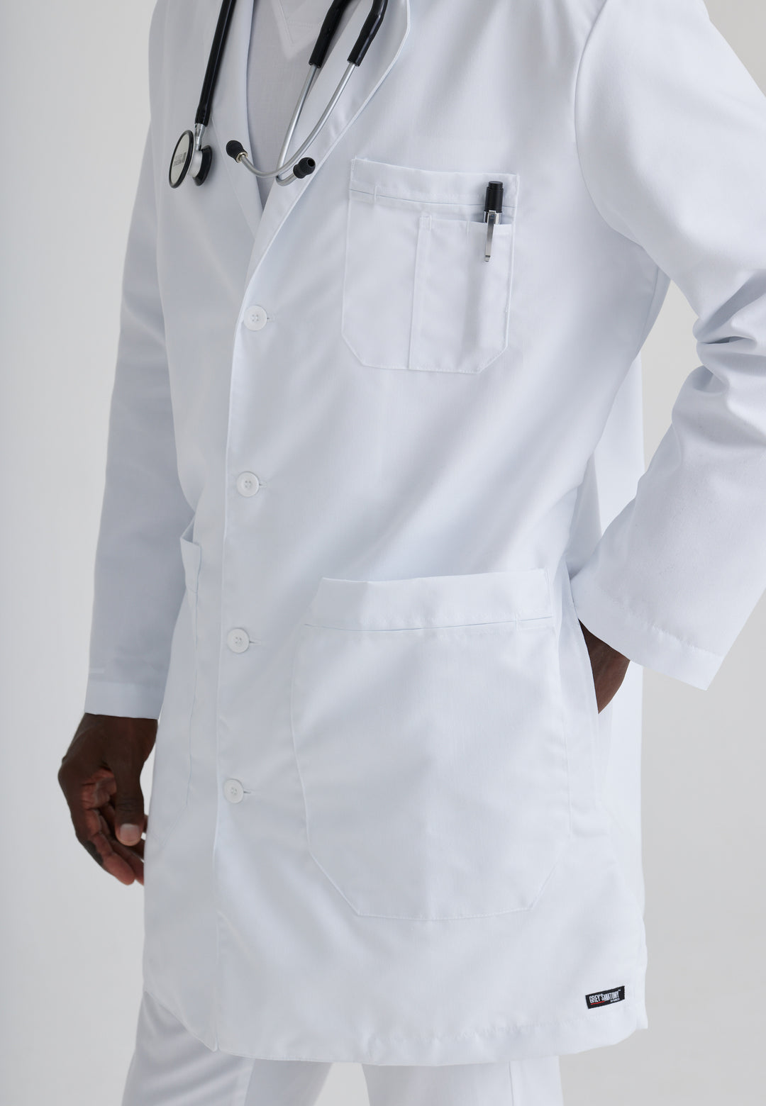 Grey's Anatomy Classic Noah Lab Coat | 5 Pocket Men's Lab Coat – Barco