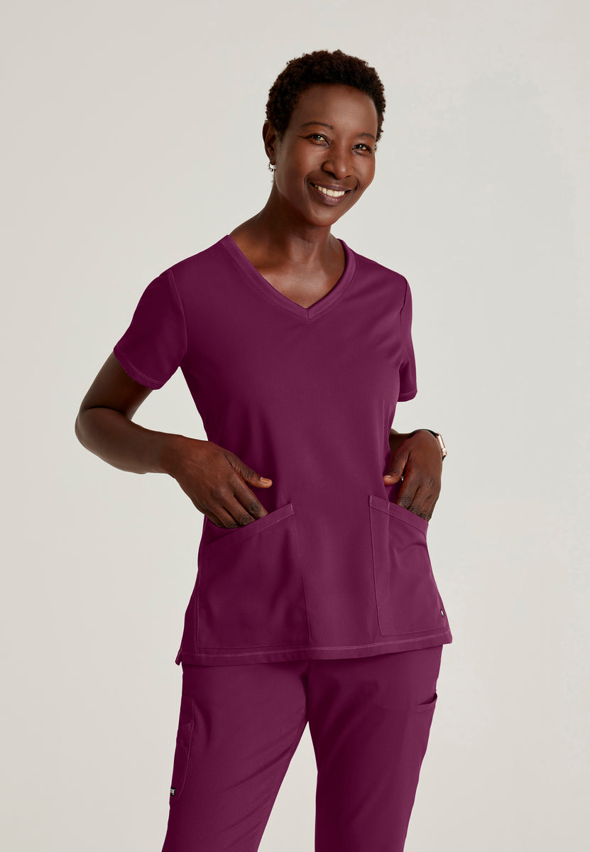 Serena Scrub Top – Fitted Shape, Soft Touch | Grey's Anatomy™ by Barco ...