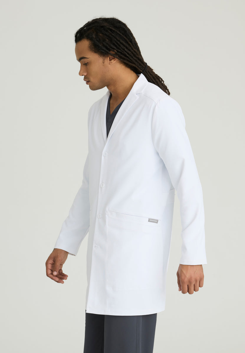 Emerge Men's 3 Pocket 36" 4-Button Lab Coat – Barco